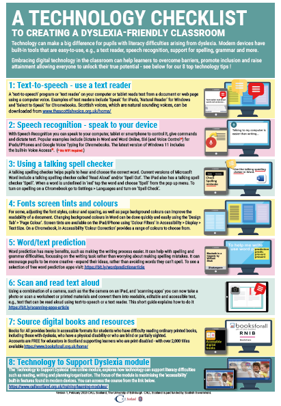 A technology guide to creating a dyslexia-friendly classroom A technology guide to creating a dyslexia-friendly classroom